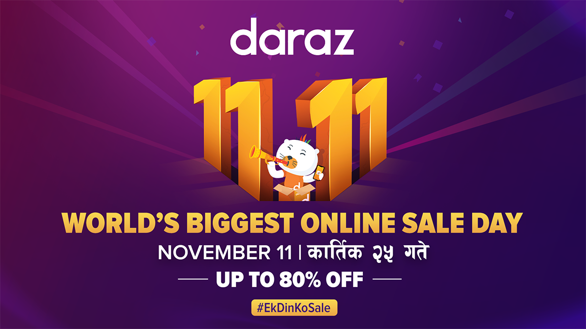 Daraz 11.11 Sale: Get additional discounts of up to 20% by using debit/credit card - Enepsters