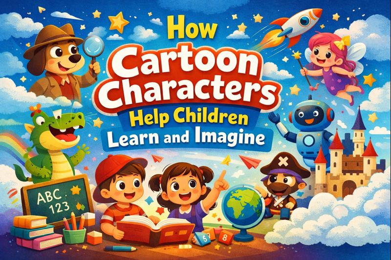 How Cartoon Characters Help Children Learn and Imagine? - Enepsters